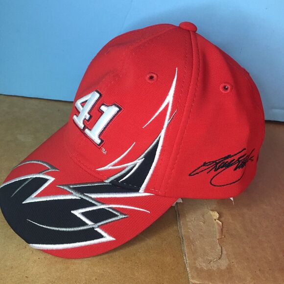 Chase | Accessories | Stewart Haas Racing Red Hat 4 Kurt Busch Nascar ...